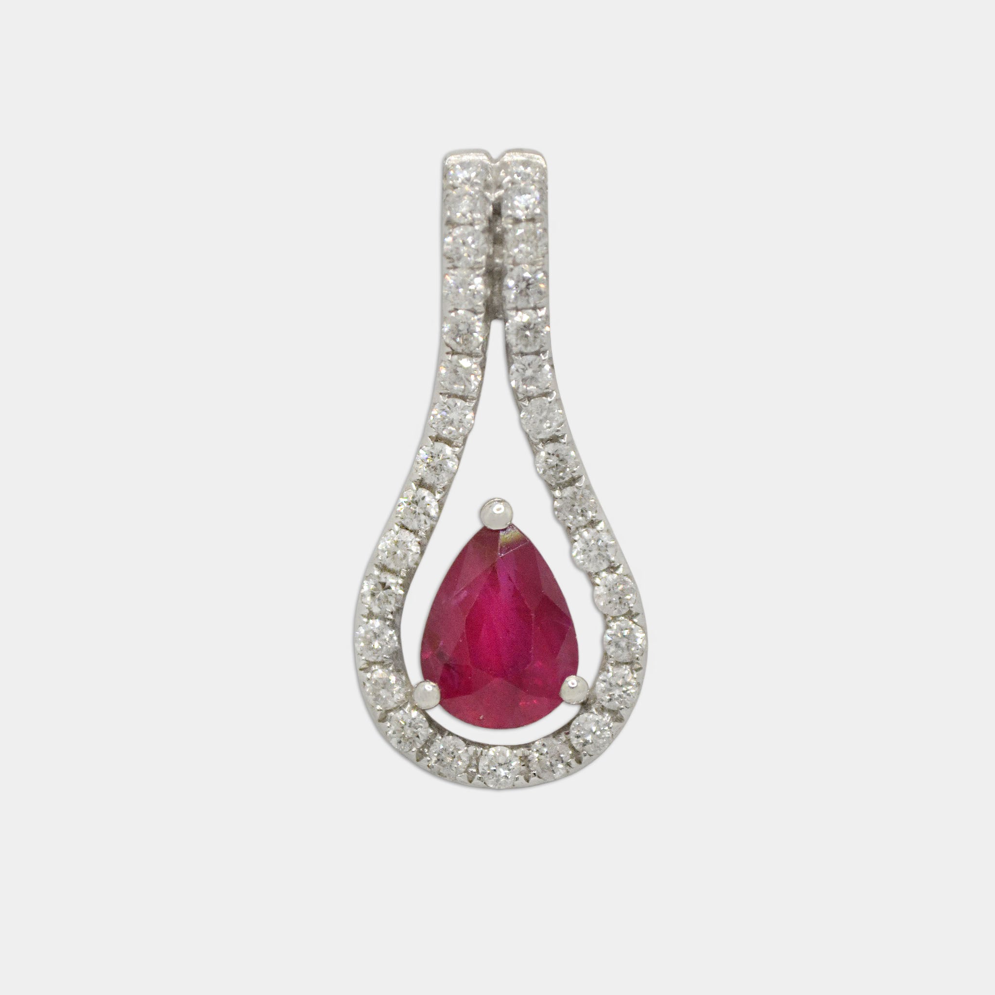 Ruby & Diamond Pendant – McTamney's