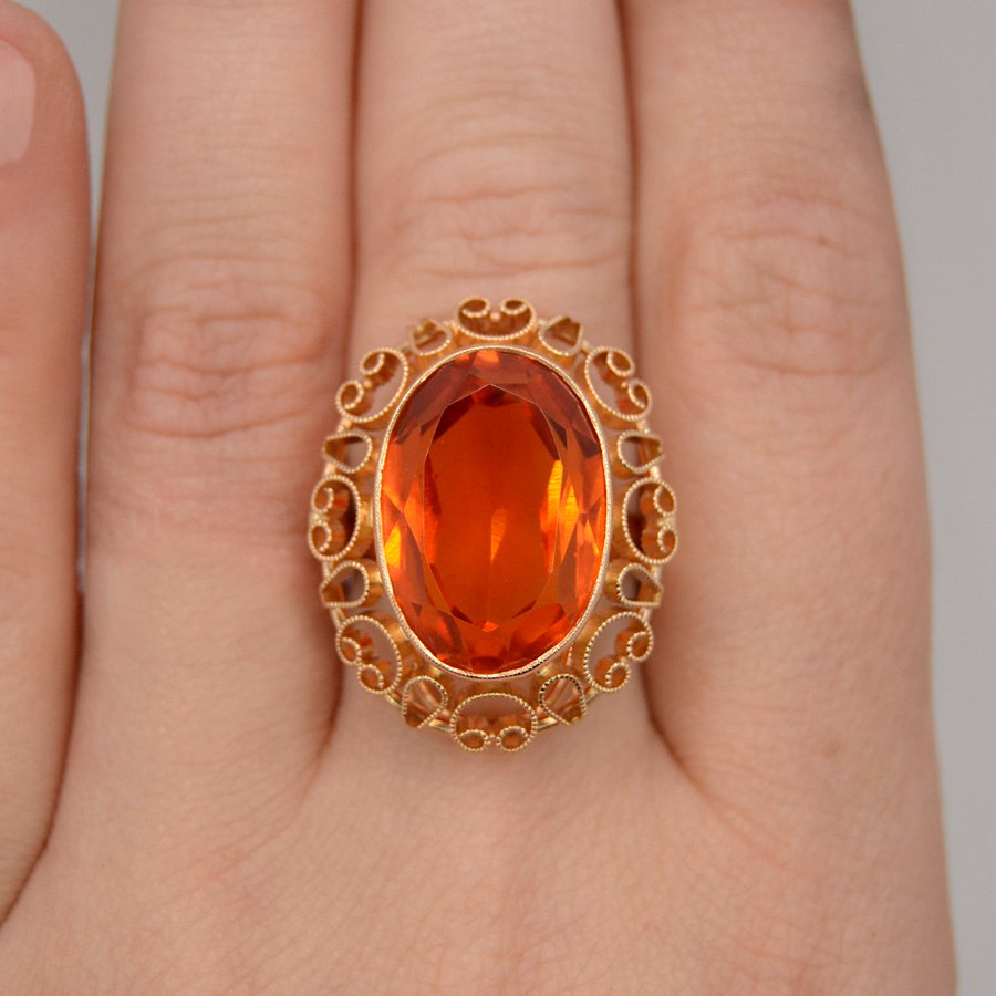 Orange Stone Ring – McTamney's